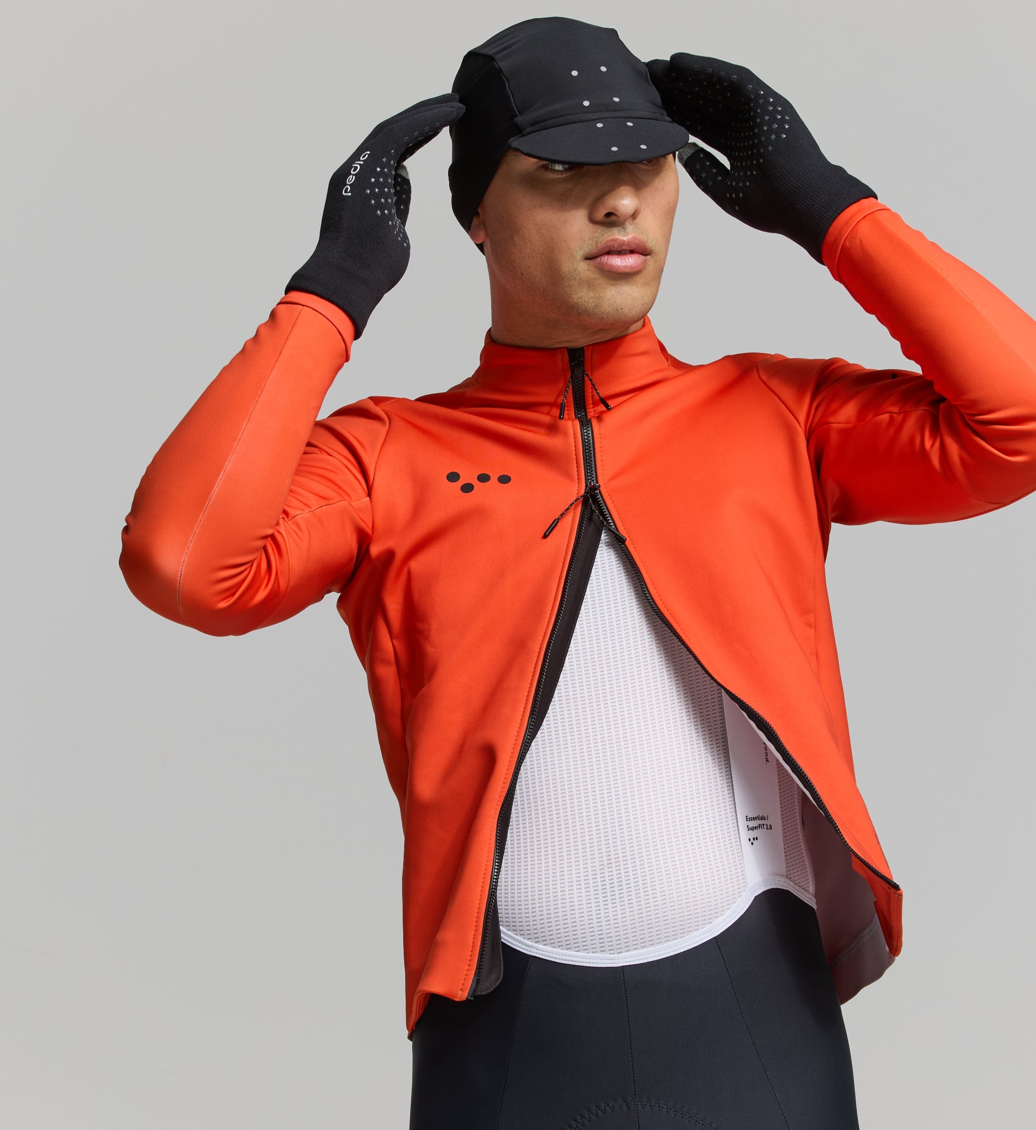Men's Thermal Cycling Jacket – Amber | Winter Shield – The Pedla