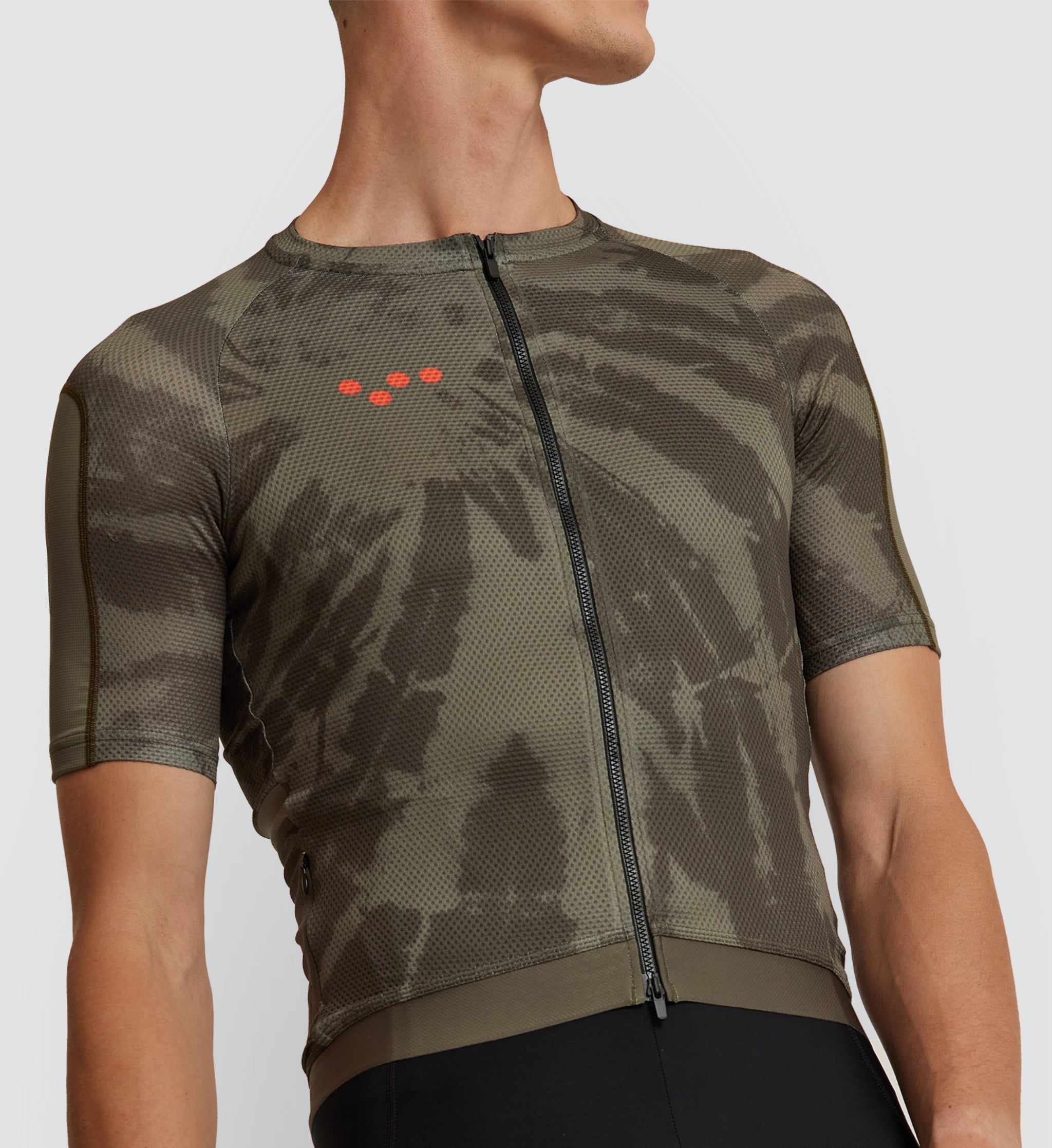 Off Grid Men's Gravel Cycling Jersey - Khaki Tie Dye – The Pedla