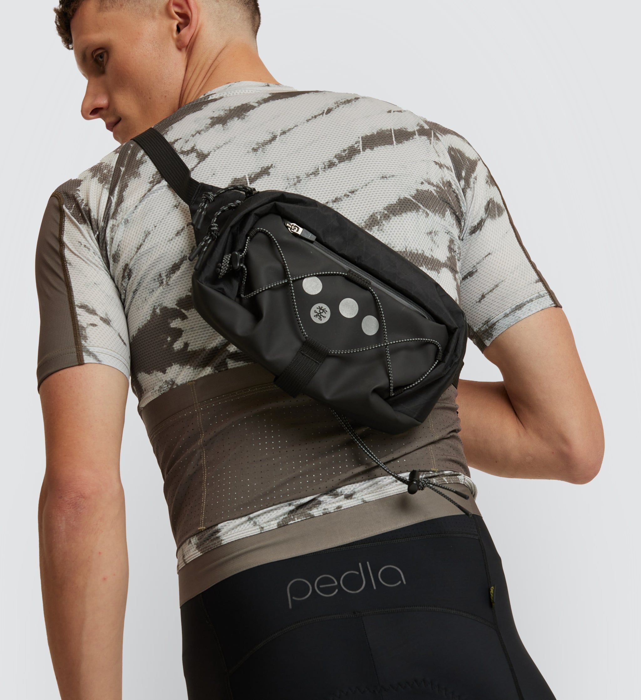 Mono Tie Dye Off Grid Men's Gravel Cycling Jersey: Durability on the ...