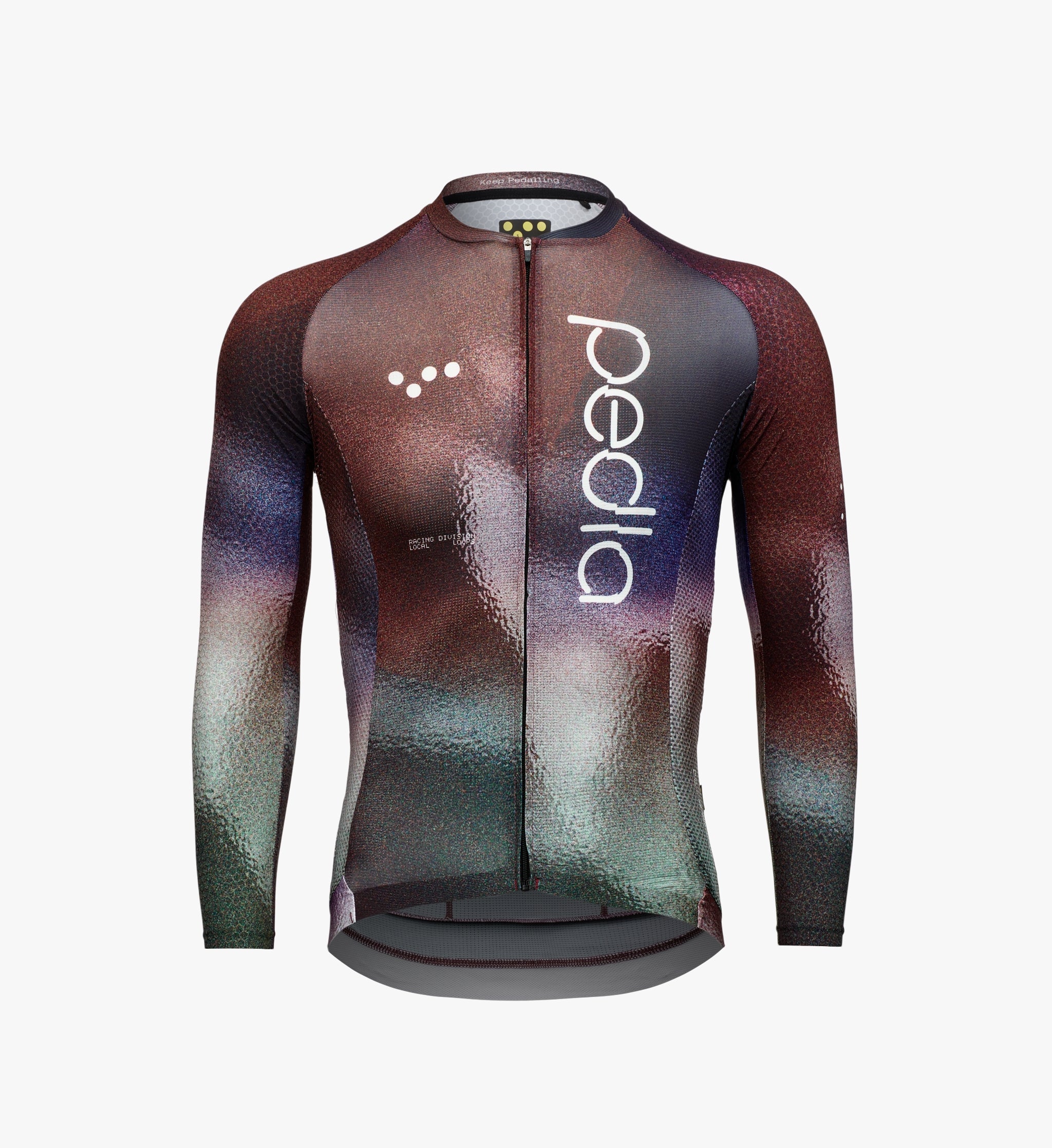 PRO / Men's Pursuit 2.0 Long Sleeve Cycling Jersey – AirFoils Plum – The Pedla