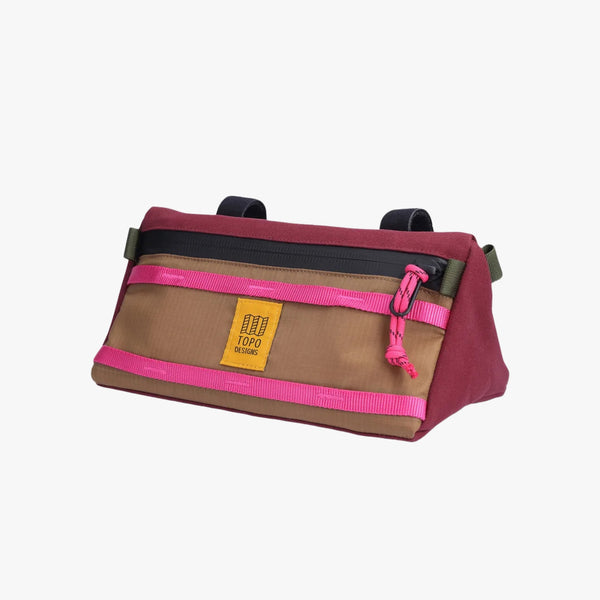 Topo Bike Bag Mountain Burgundy Dark Khaki The Pedla