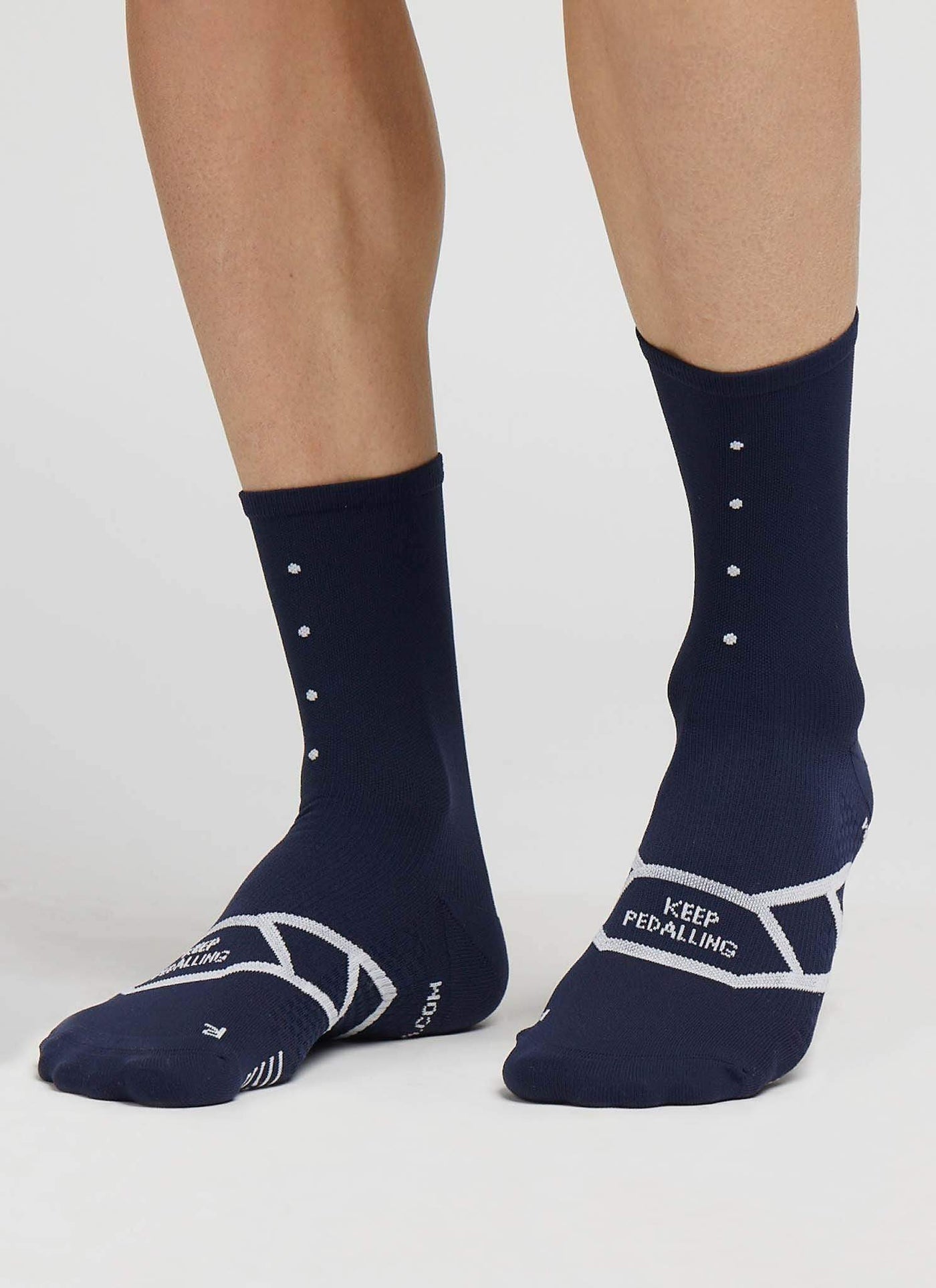 Lightweight Pedla Socks - Navy | Prime Moisture Wicking Technology ...